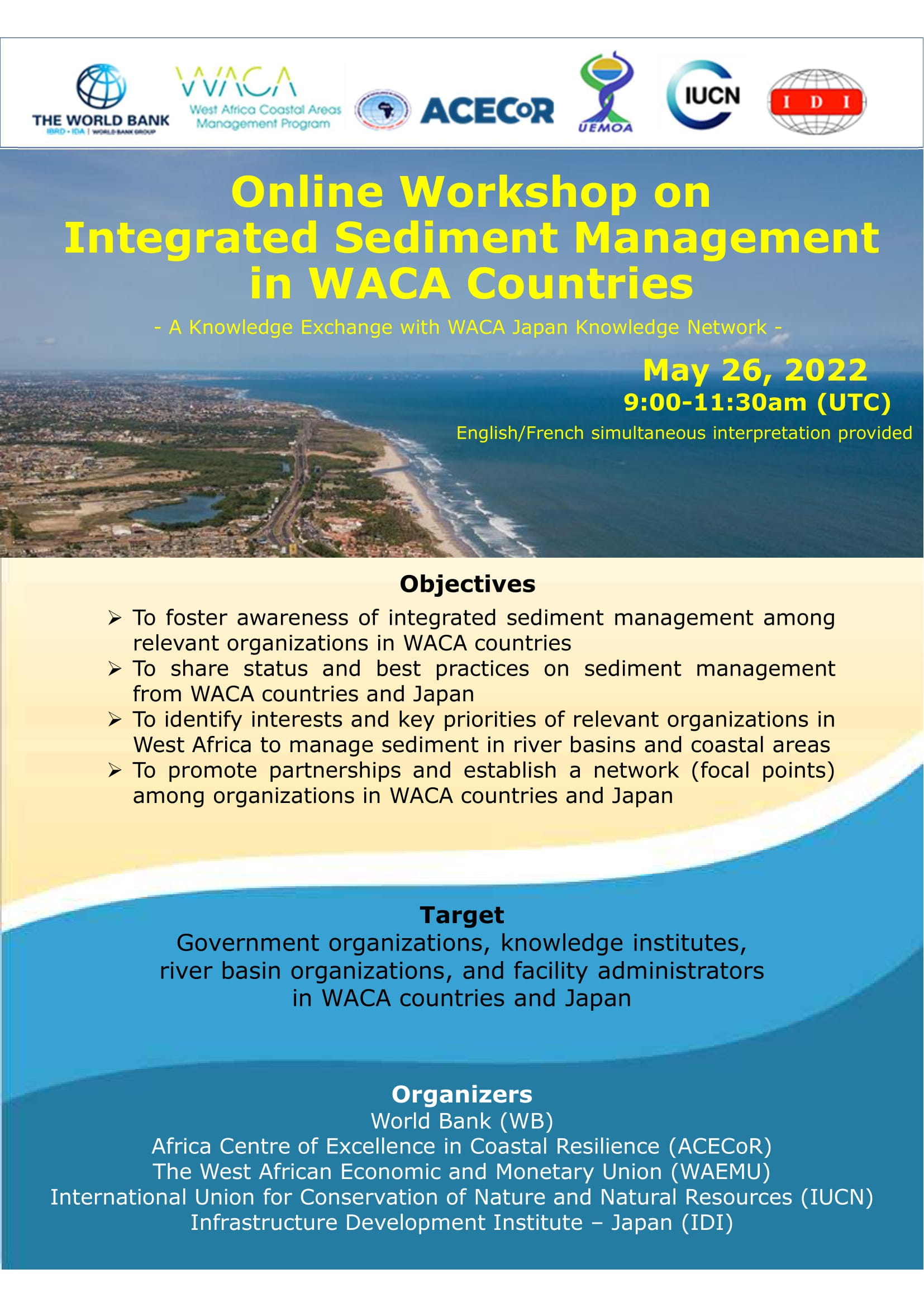 Online Workshop on Integrated Sediment Management in WACA Countries-A ...